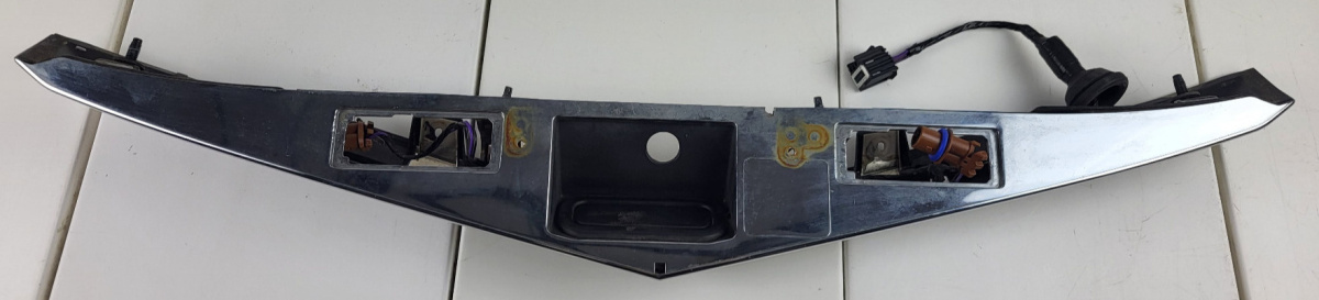 Chromowana listwa podświetlenia tablicy + instalacja + klamka bagażnika ...